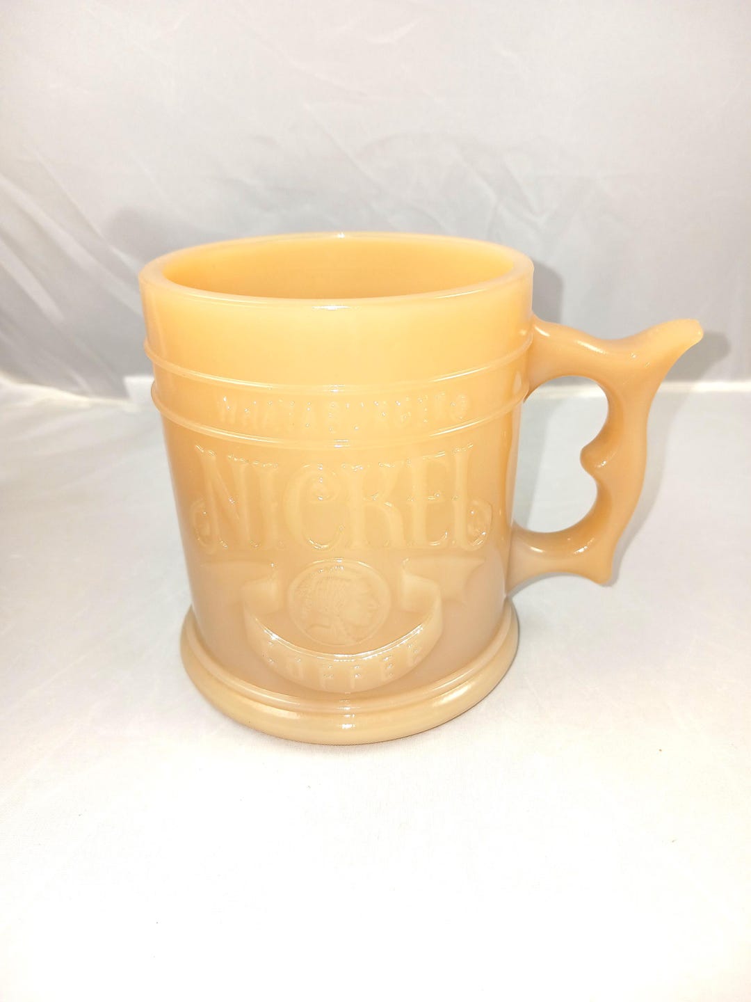 Vintage Whataburger Nickel Coffee Mug Butterscotch Glass - Etsy