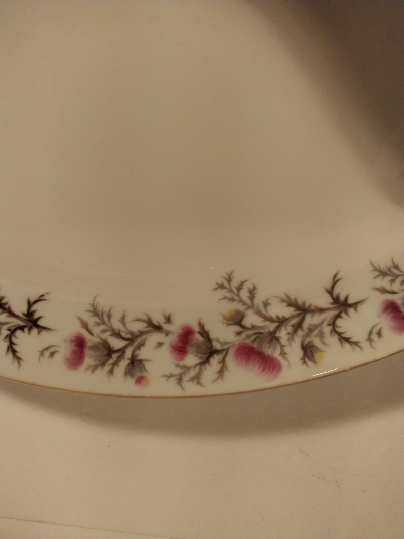 Noritake 1930's Back Stamp 16 Inch Platter Thistle - Etsy