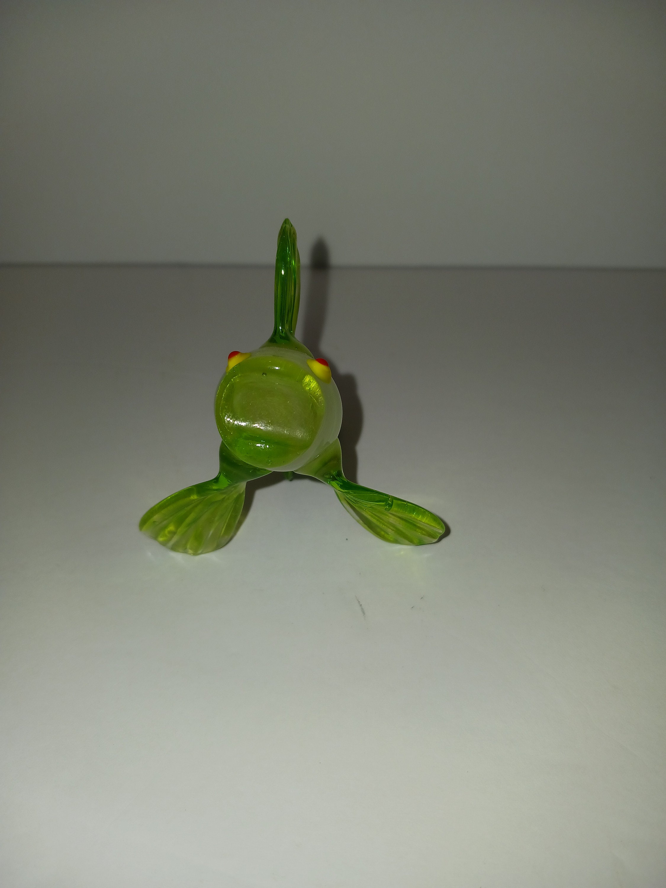 Hand Blown Slag Milk Glass Fish - Etsy