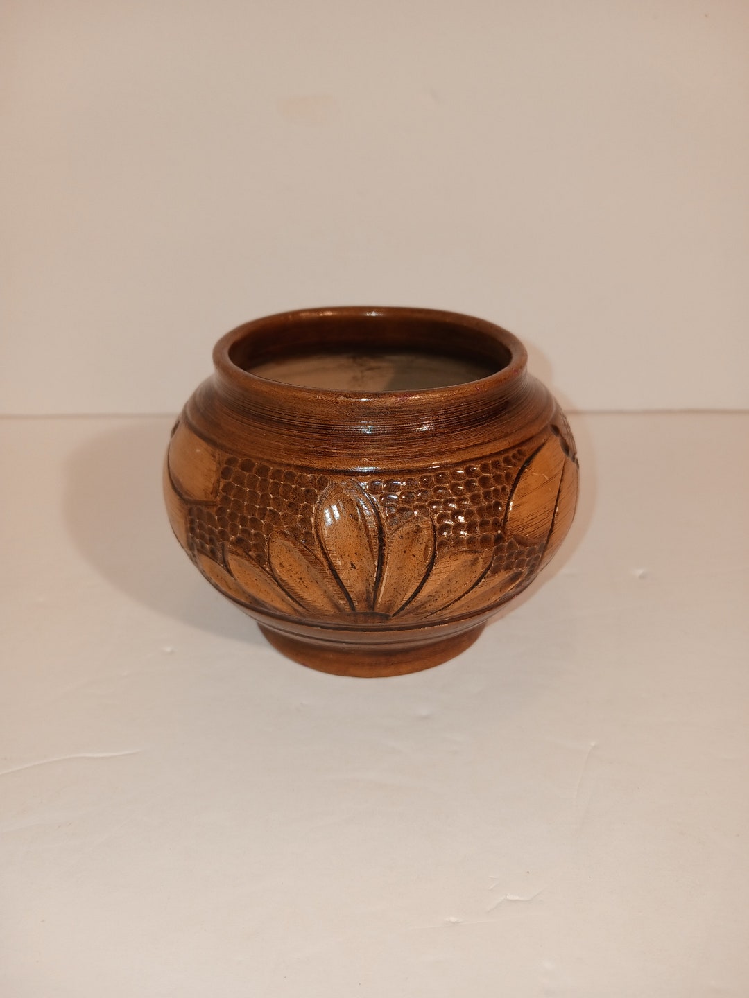 Vintage Korond Clay Flower Potvin - Etsy