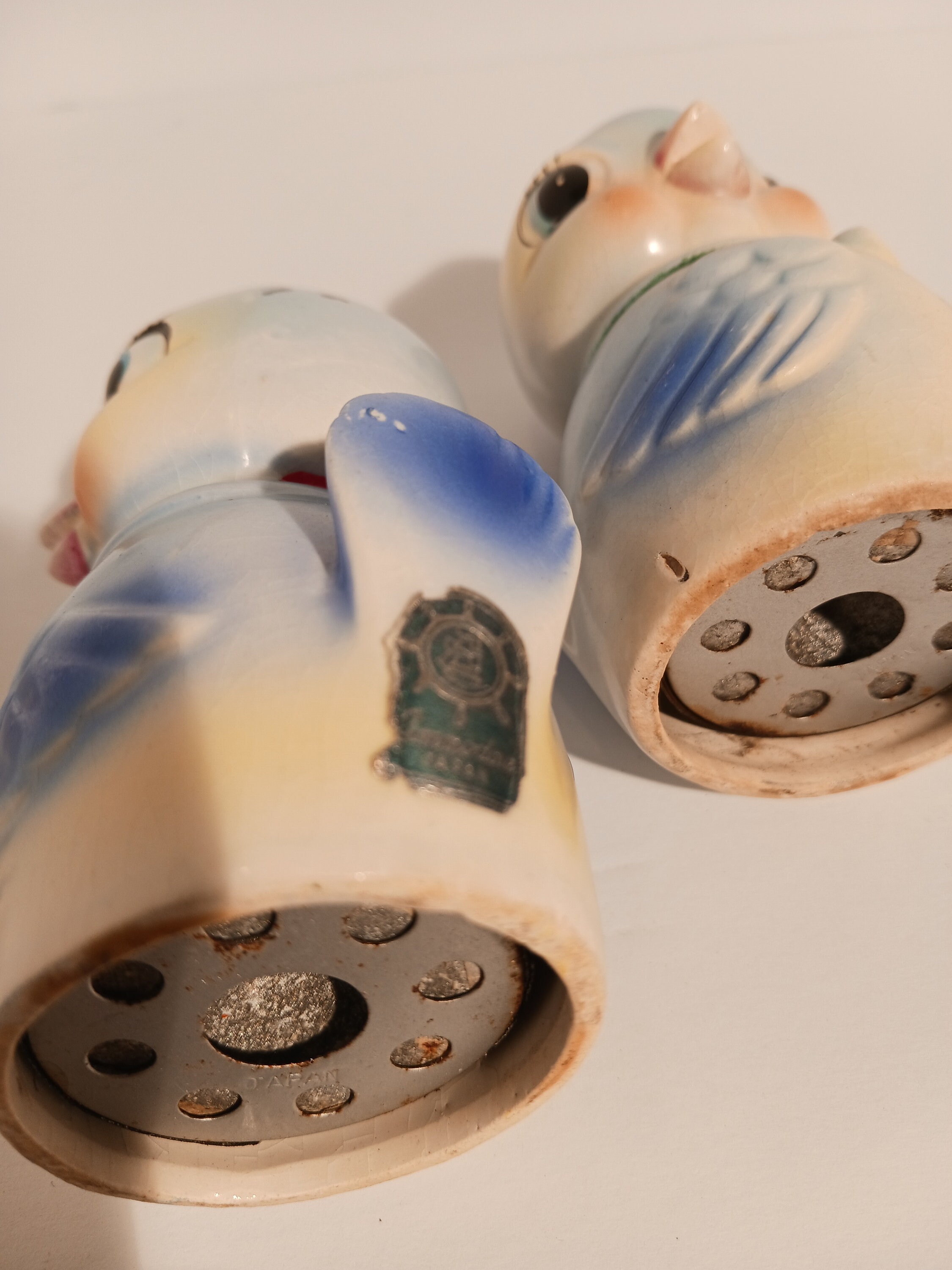 Vintage Commodore Blue Bird Salt and Pepper Have Chatterbox - Etsy