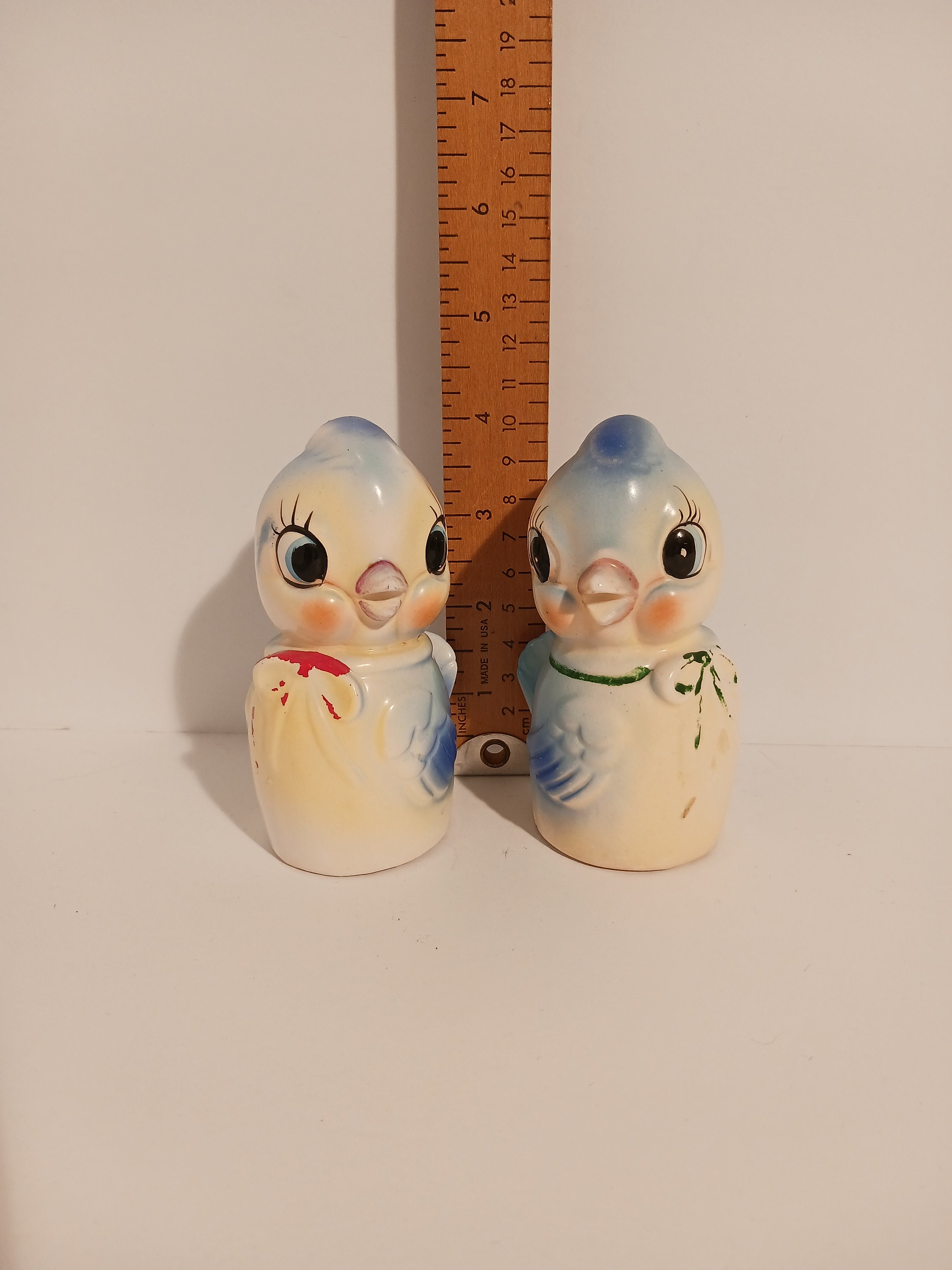 Vintage Commodore Blue Bird Salt and Pepper Have Chatterbox - Etsy