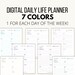 Editable Fillable PDF & Printable Daily Life Planner - Etsy Canada