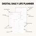 Editable Fillable PDF & Printable Daily Life Planner - Etsy Canada