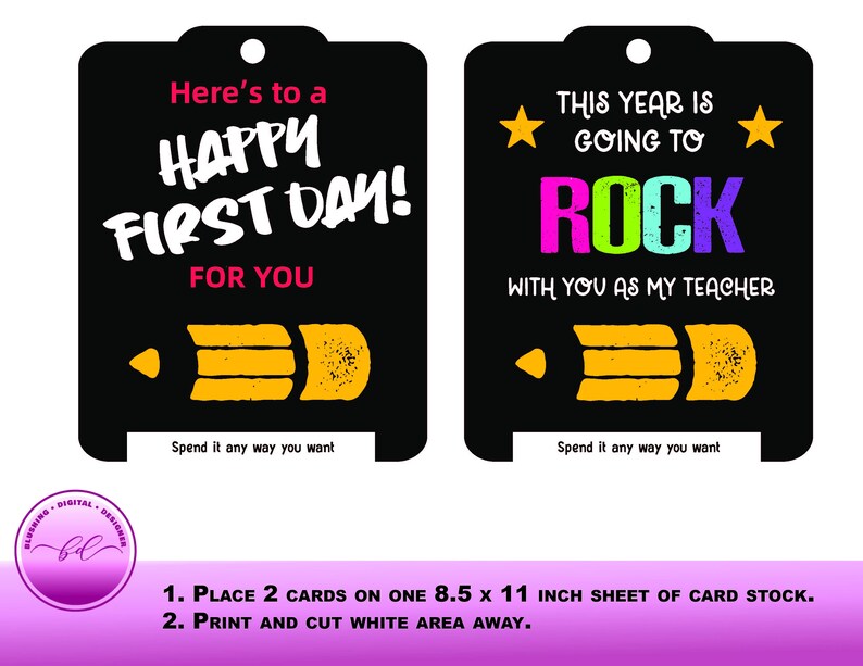 Teacher Appreciation Gift Beginning Year Teacher Printable - Etsy