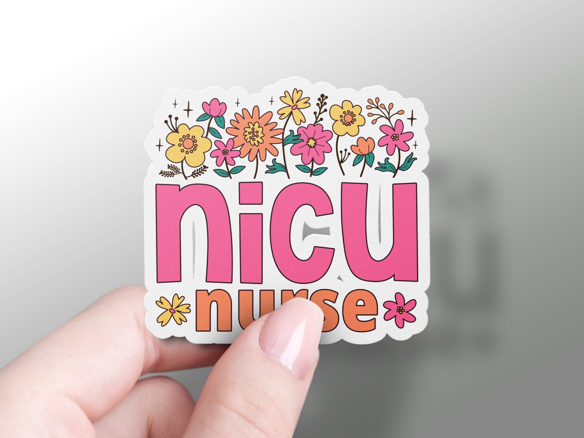 Nicu Nurse Sticker, Neonatal Icu Nurse Sticker, Neonatal Intensive Care ...