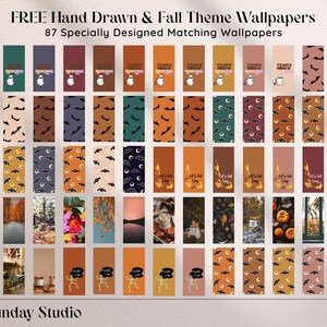 Spooky Fall - Hand Drawn Ios16 App Icon Pack Bundle, Ios14 App ...