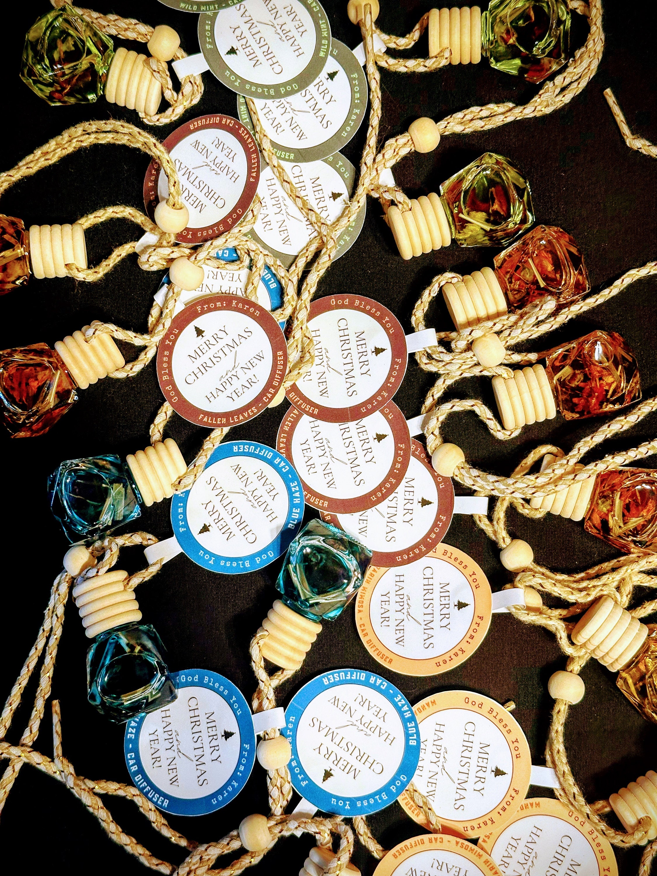 WHOLESALE: Car Diffuser sets of 20 Hanging Scent Diffuser Fragrance ...