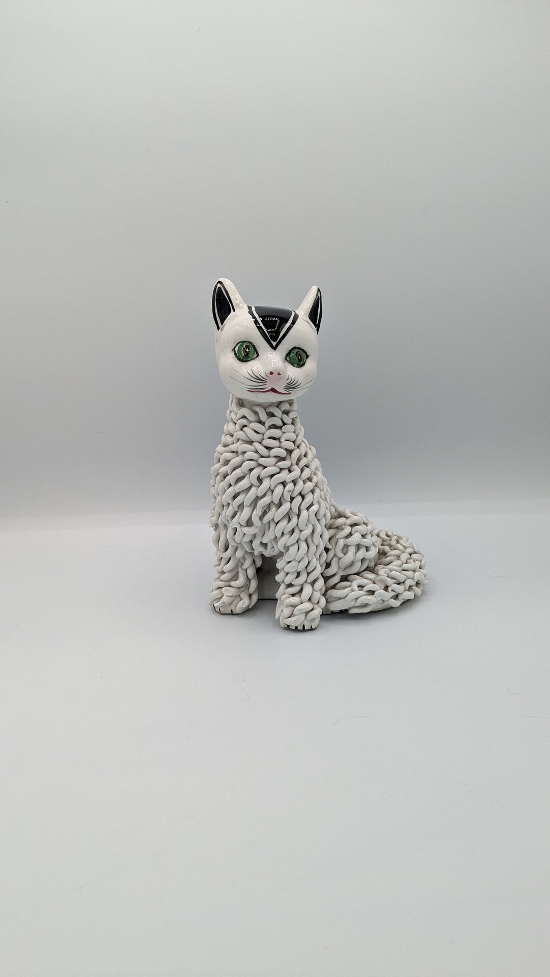 1940s-50's Italian Ceramic 'macaroni' Cat Sculpture - Great Condition ...