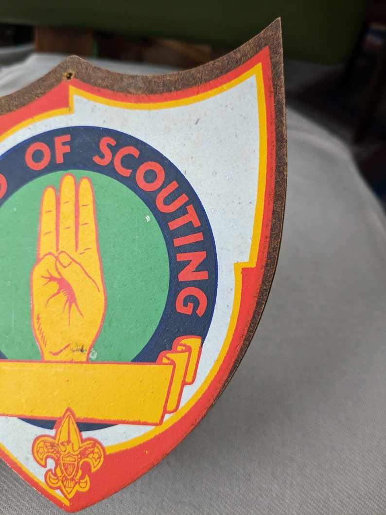Very Neat Vintage Friend of Scouting Plaque NEW Old Stock Ready to ...