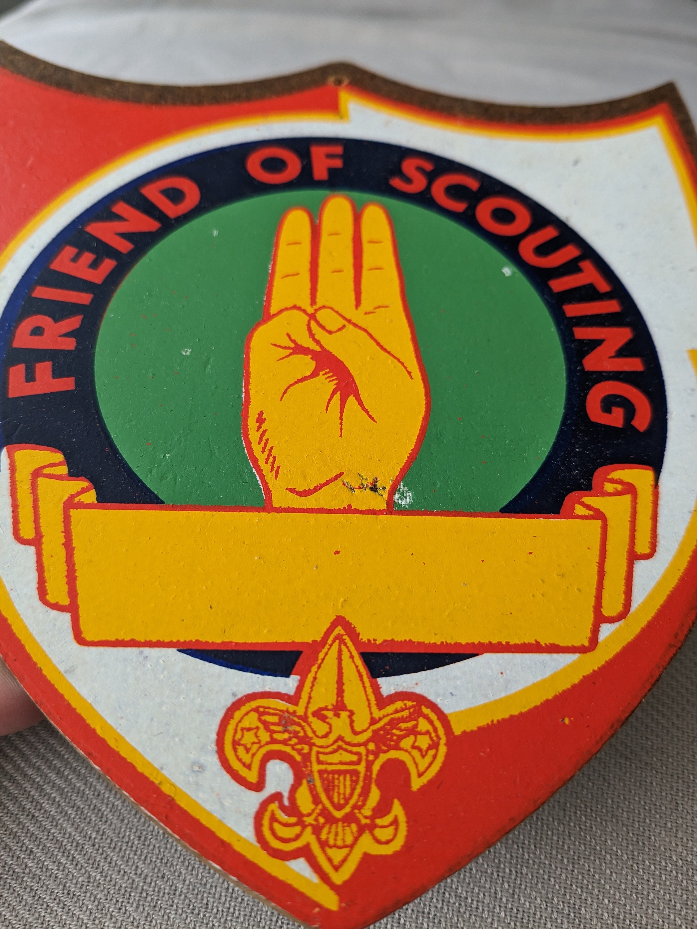 Very Neat Vintage Friend of Scouting Plaque NEW Old Stock - Etsy