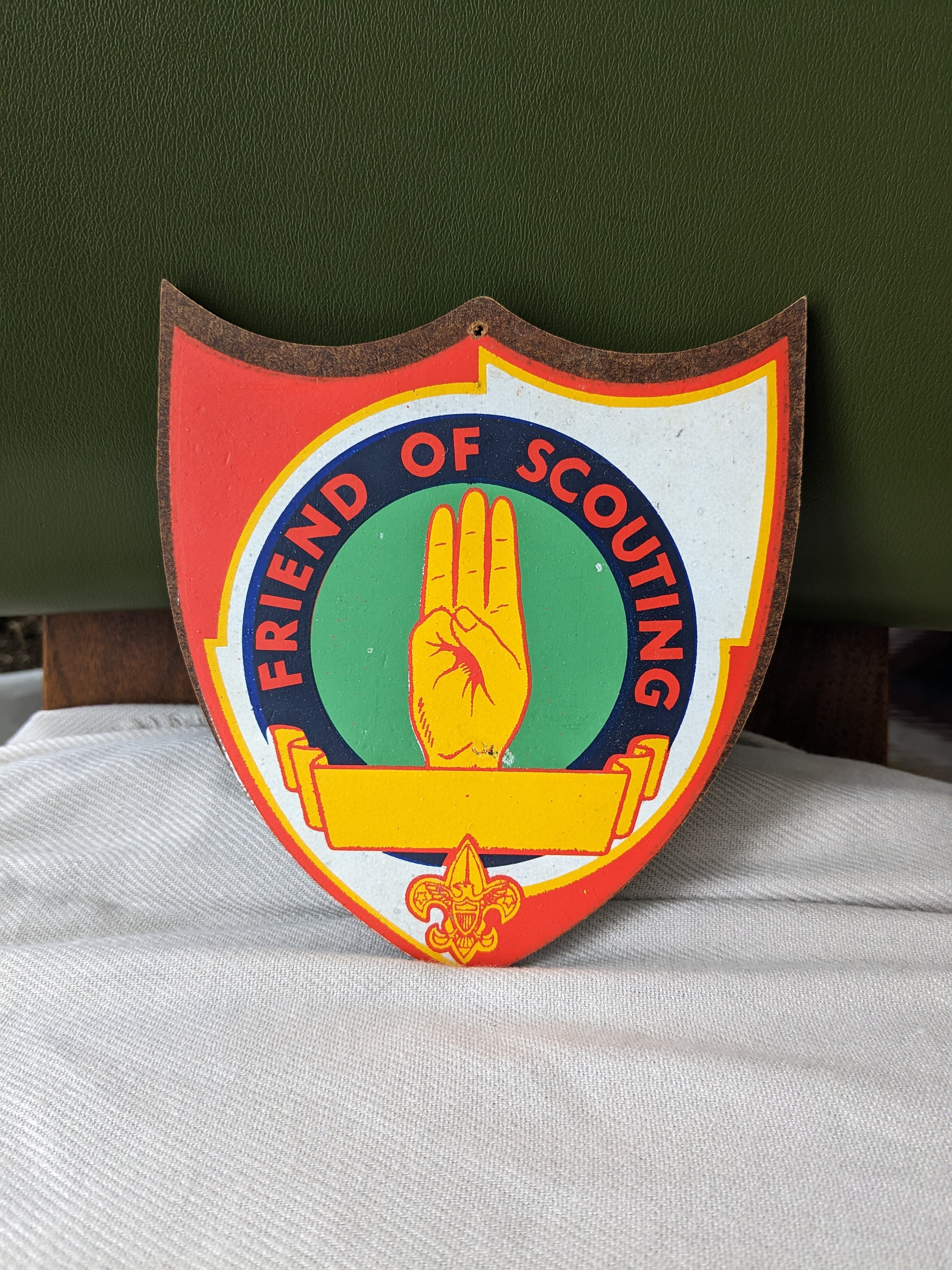 Very Neat Vintage Friend of Scouting Plaque NEW Old Stock Ready to ...