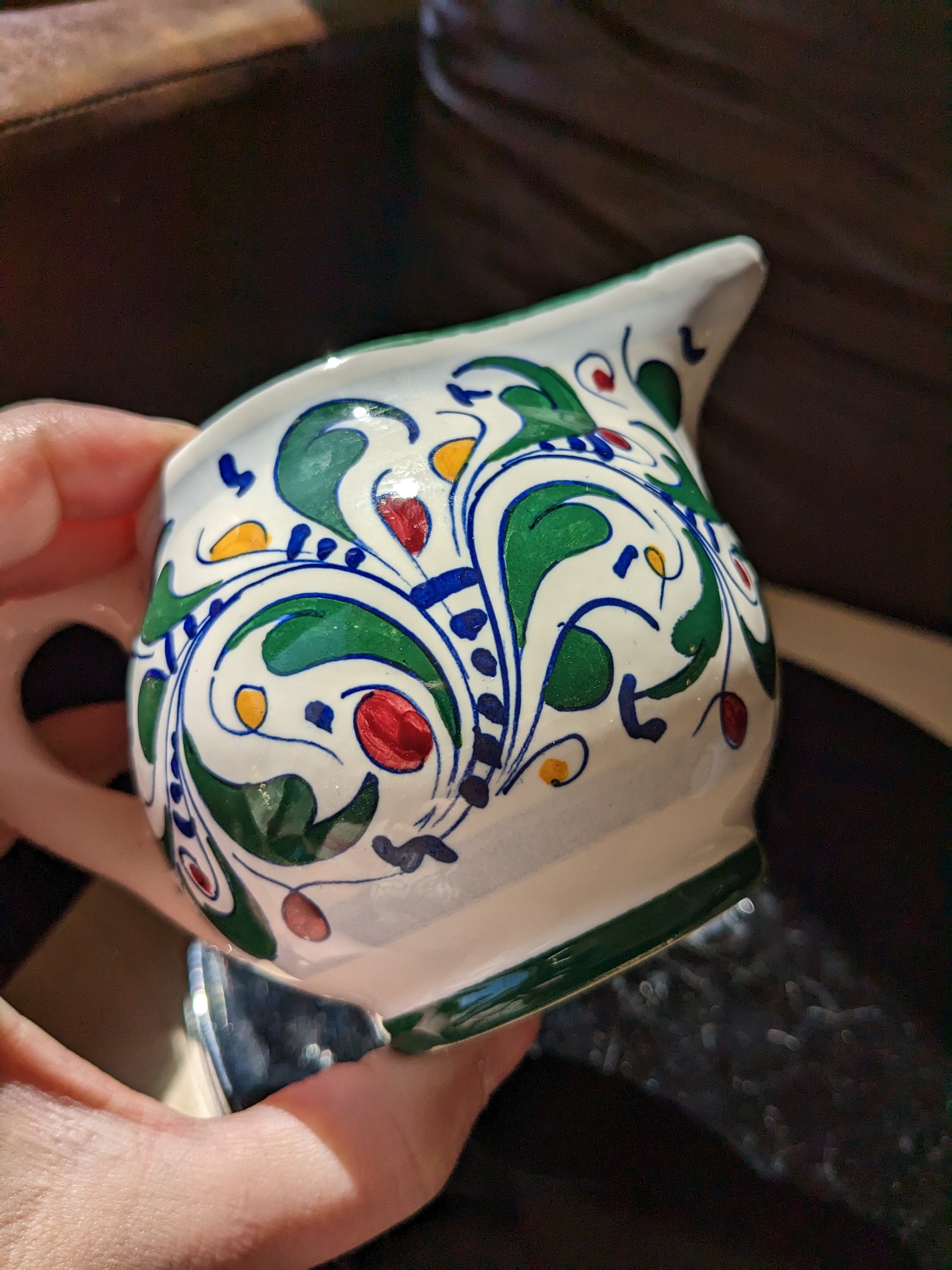 SIGNED Vintage Deruta Pottery Creamers or Gravy Boats Ricco - Etsy