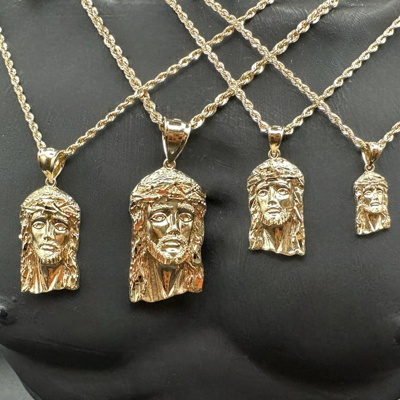 Jesus Piece Chain - Etsy