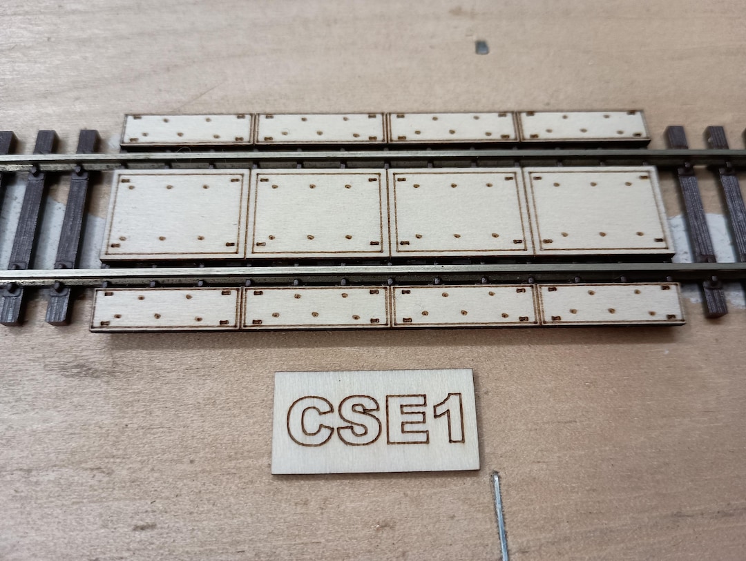 HO Scale Road Crossings. Laser Cut From Light Plywood. Look Great When ...