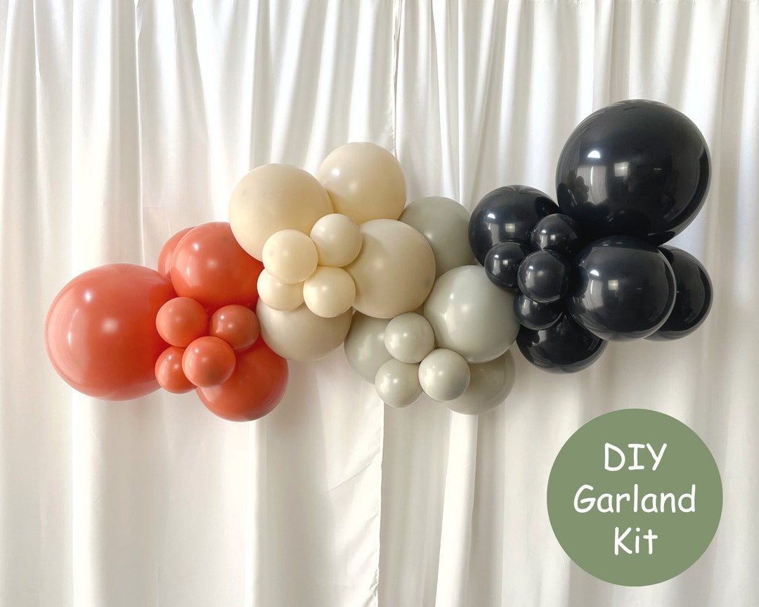 Halloween Balloon Garland | Spooky Balloon Arch | Orange | Stone ...