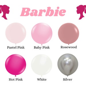 Barbie Birthday Party, Pink Balloons, Hot Pink Balloons, Barbie Party ...