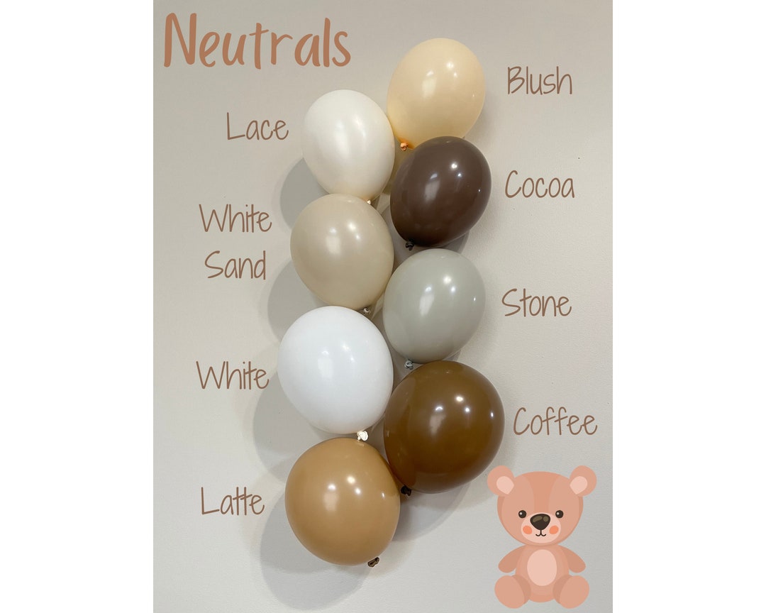 Neutral Balloons DIY Balloons Baby Shower Birthday Cream - Etsy