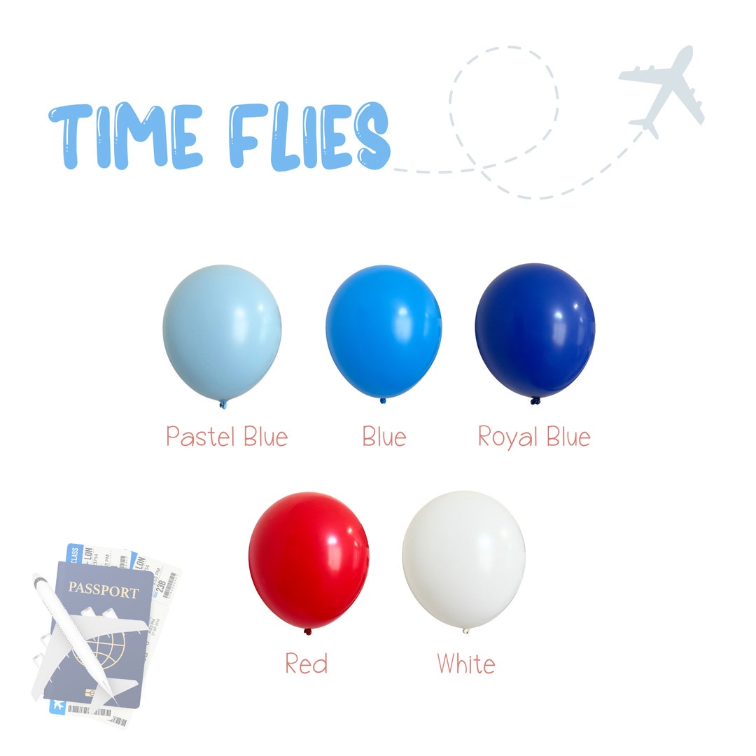Airplane Balloon Garland DIY | First in Flight | First Trip Around the ...