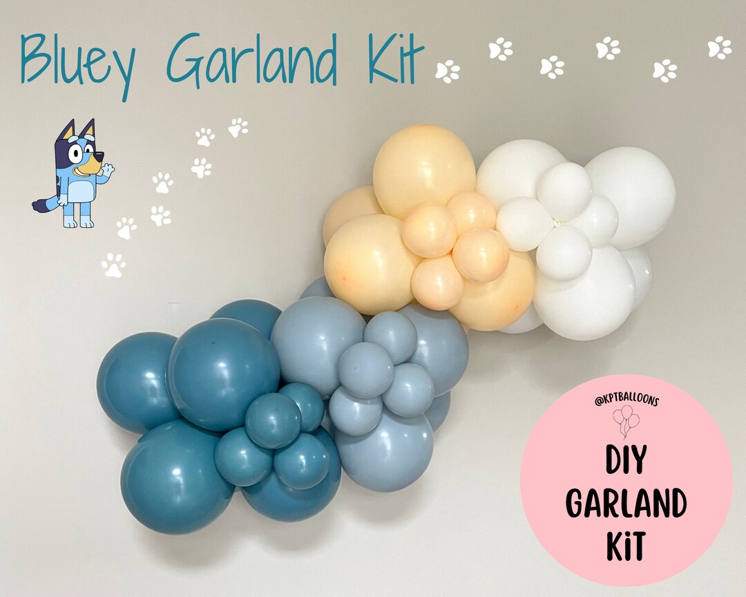 Bluey Inspired Balloons DIY Balloon Garland Kit Dog Birthday - Etsy