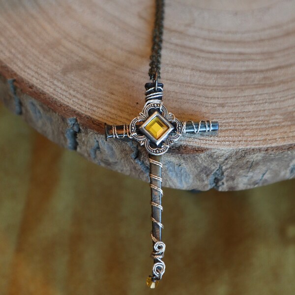 Wire Wrapped Cross - Etsy