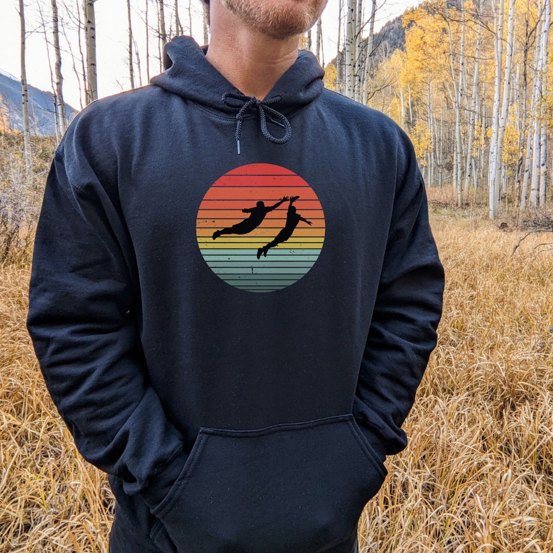 Retro Ultimate Frisbee Hoodie, Men's or Women's Ultimate Frisbee ...