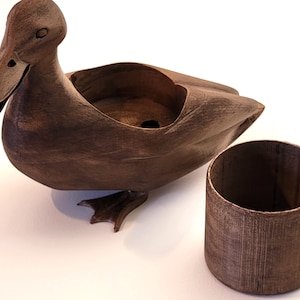 Original Duck Bowl, Flower Pot, Succulent Planter, 3D Printed, Wooden ...