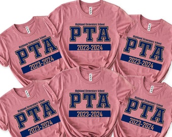 Custom PTA Shirt, Parent Teacher Organization Association Shirt, Custom PTO Shirt, Gift for ...