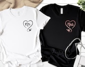 Mrs and Mr Shirts Mr Shirt Mrs Custom Shirt Mr and Mrs - Etsy