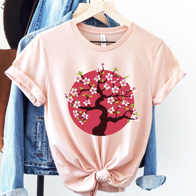 Cherry Blossom Shirt - Etsy