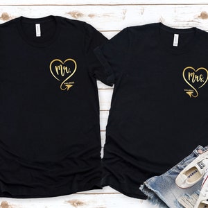 Mrs and Mr Shirts, Mr Shirt, Mrs Custom Shirt, Mr and Mrs T-shirt, Wife ...