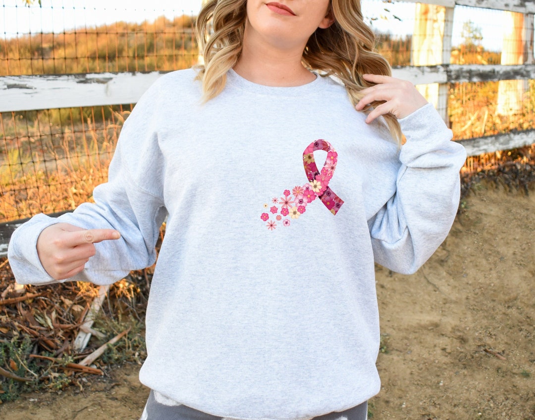 Cancer Sweatshirt, Stronger Than Cancer Sweatshirt, Breast Cancer ...