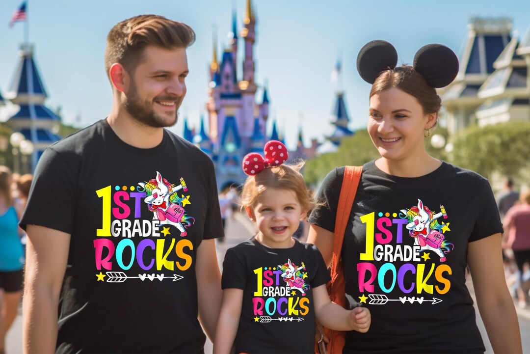 1st Grade Rocks Shirt, First Grade Family Shirt, Back to School Shirt ...
