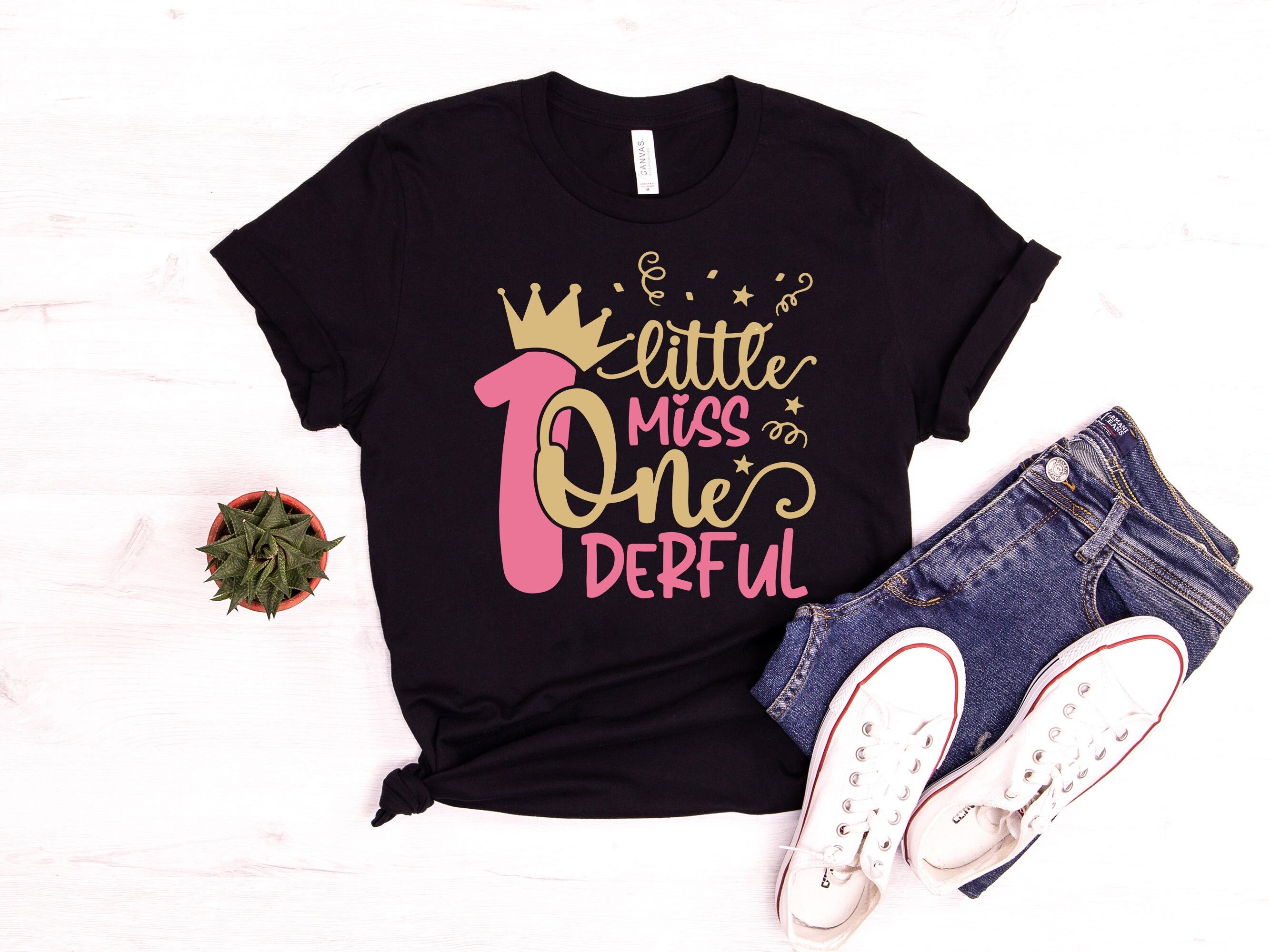 Little Miss One Derful Shirt Custom Baby Outfit 1st Birthday - Etsy
