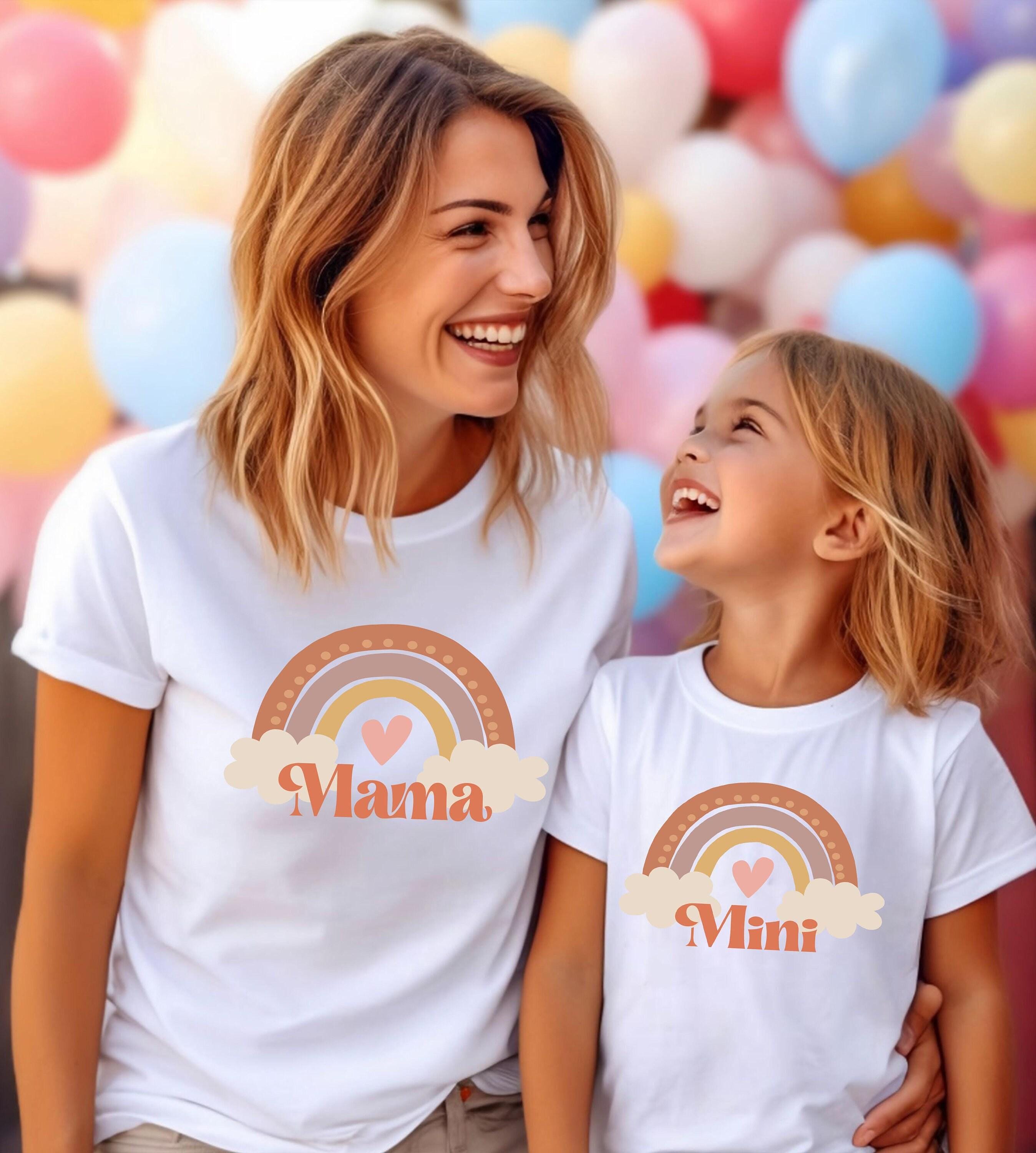 Mama Mini Rainbow Shirts, Mama Mini Matching Shirt, Mom and Me Shirt ...