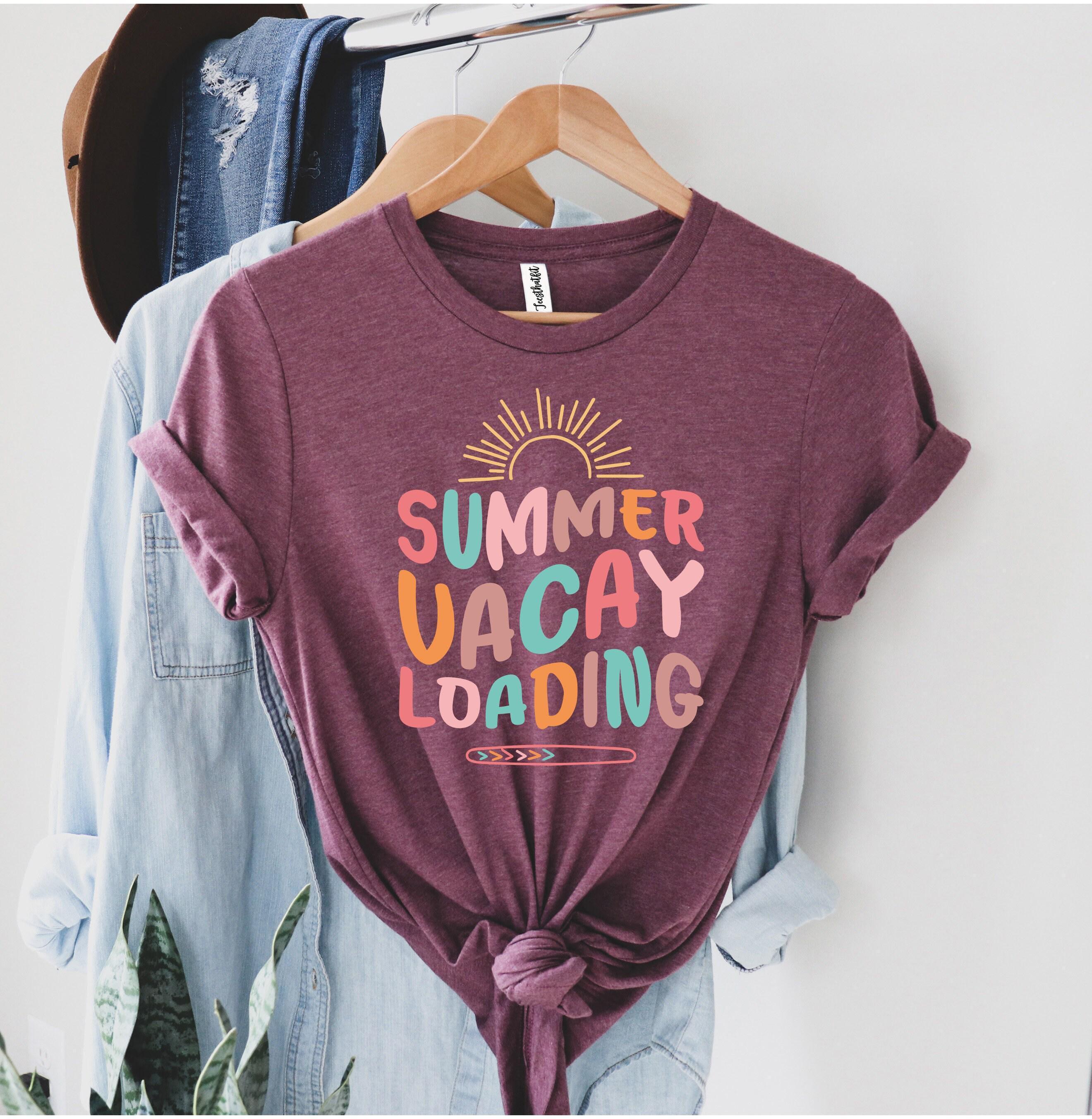 Summer Vacay Loading Shirt, Vacay Mode Shirt, Vacation Shirt, Camping ...