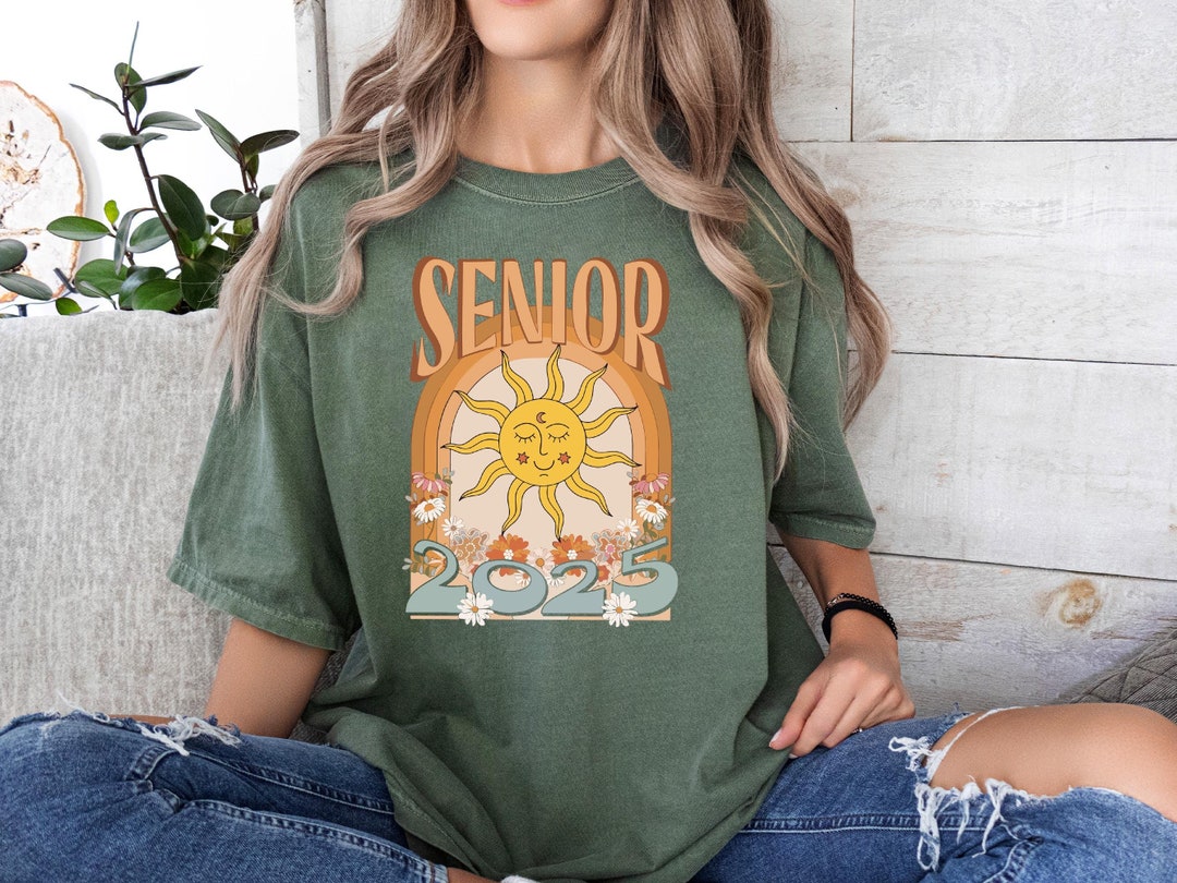 Comfort Colors Senior 2025 Shirt, Senior Sunrise Shirt, High School ...