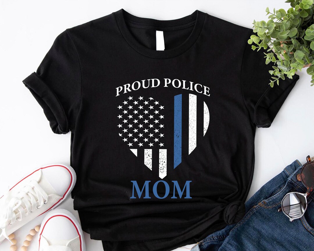 Proud Police Mom Shirt, Police Mom Shirt, Police Officer Mom Tee ...