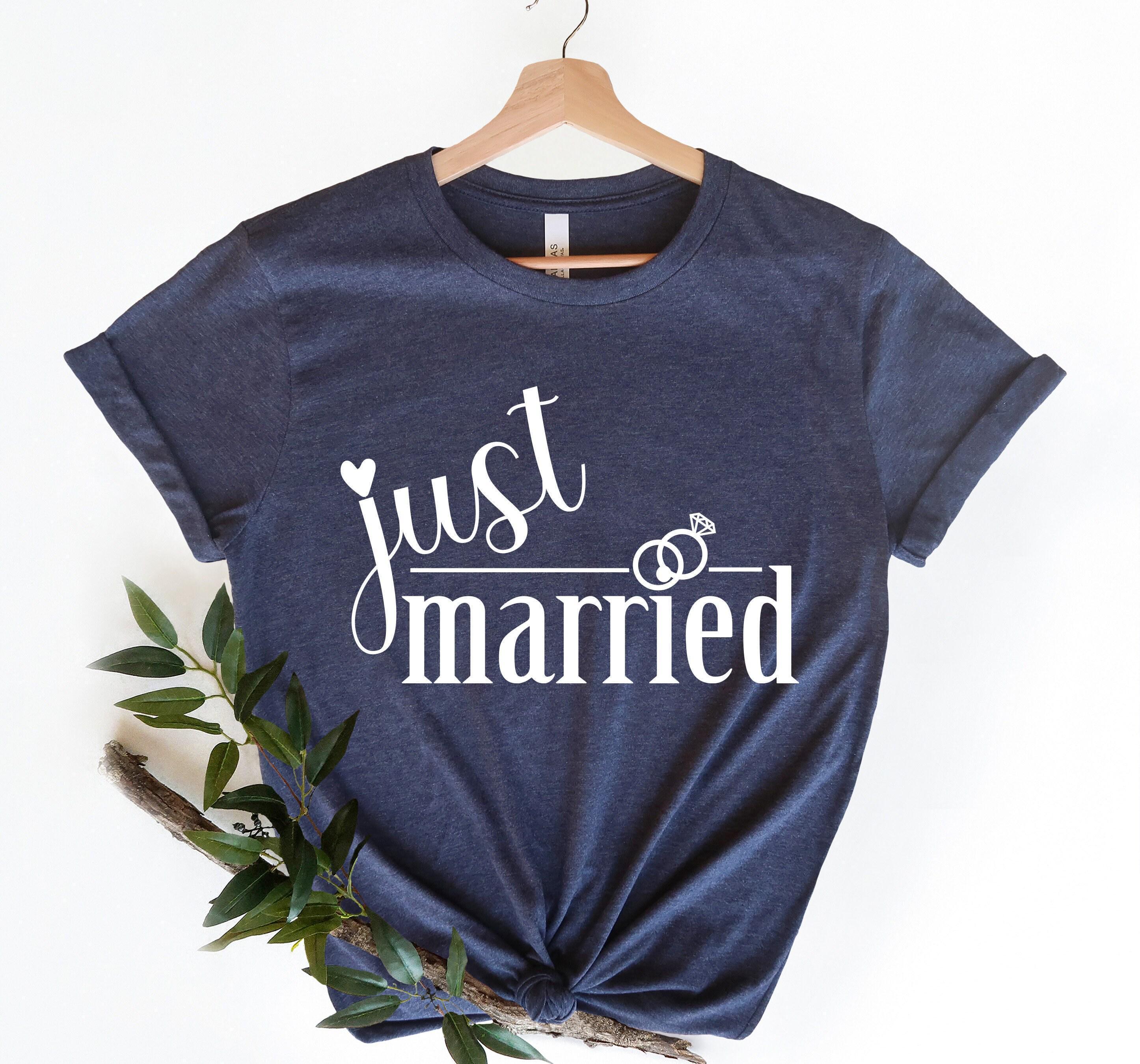 Just Married Shirt, Married Shirt, Husband Wife Shirts, Hubby Wifey ...