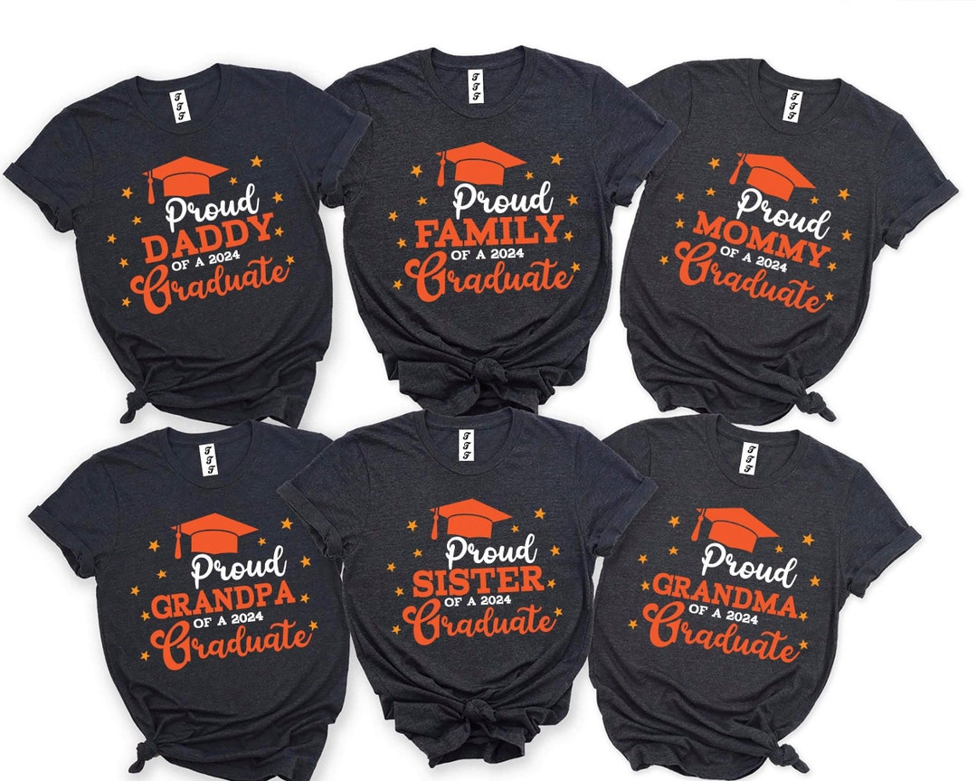 Personalized Graduation Shirts, Proud Family Graduate Tee, Custom ...