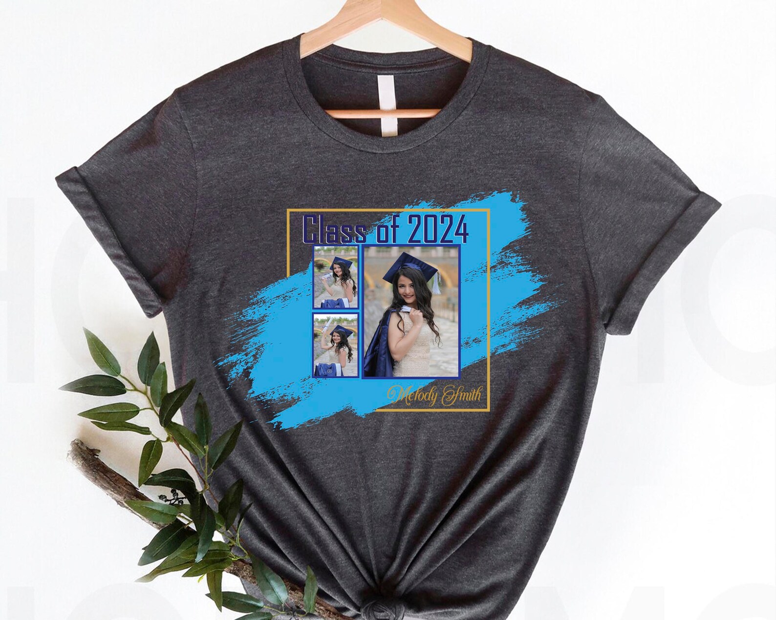 Custom Photo Class of 2024 Shirt, Graduation 2024 Shirts, Custom Photo ...