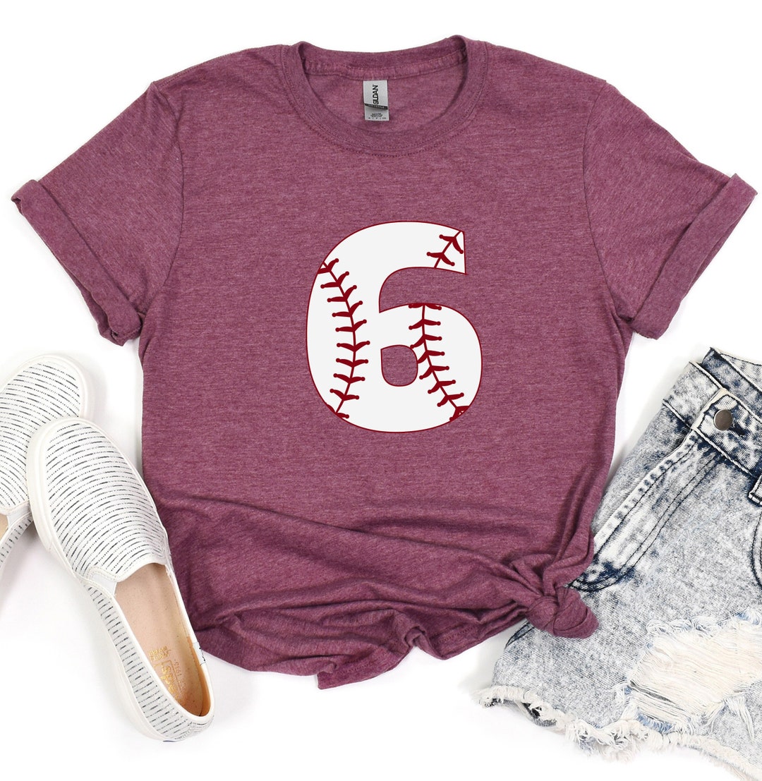 Baseball Number Shirt, Custom Baseball Tee, Baseball Birthday, Baseball ...