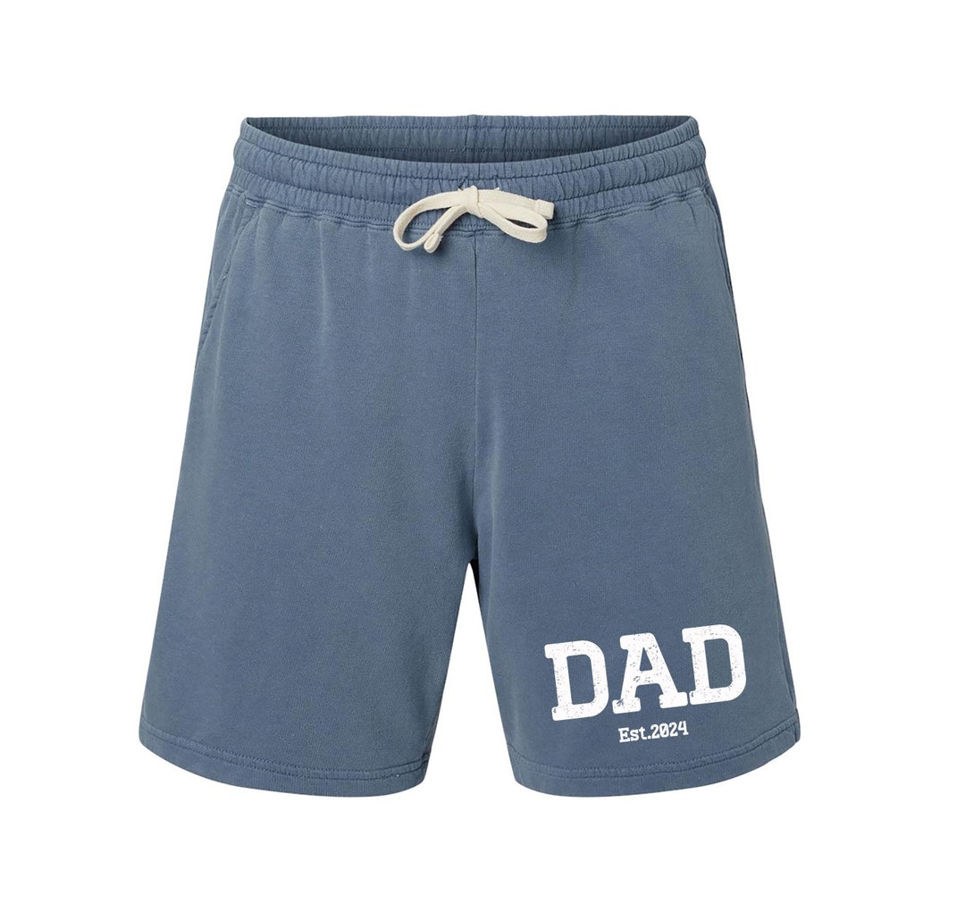 Custom Dad Shorts, Comfort Colors Dad Shorts, Dad Est 2024 Shorts ...