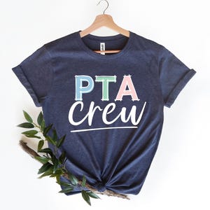PTA Crew Shirts, Parent Teacher Organization Association Shirt, School ...
