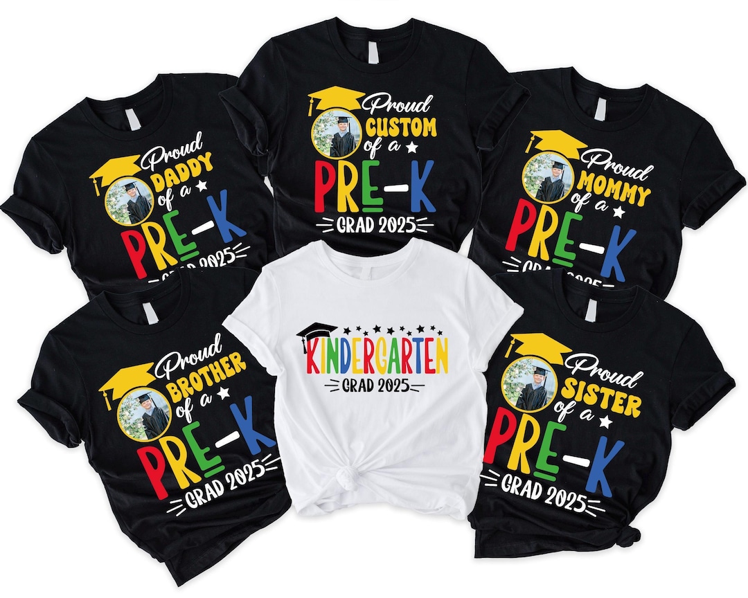 Custom Family Pre-k Graduation 2026 Shirt, Proud Pre-k Graduation Shirt ...