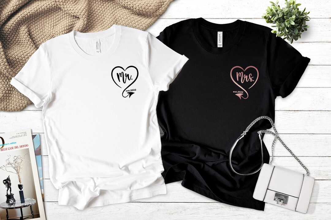 Mrs and Mr Shirts, Mr Shirt, Mrs Custom Shirt, Mr and Mrs T-shirt, Wife ...