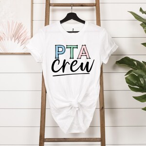 PTA Crew Shirts, Parent Teacher Organization Association Shirt, School ...