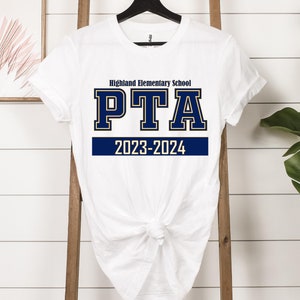 Custom PTA Shirt, Parent Teacher Organization Association Shirt, Custom ...