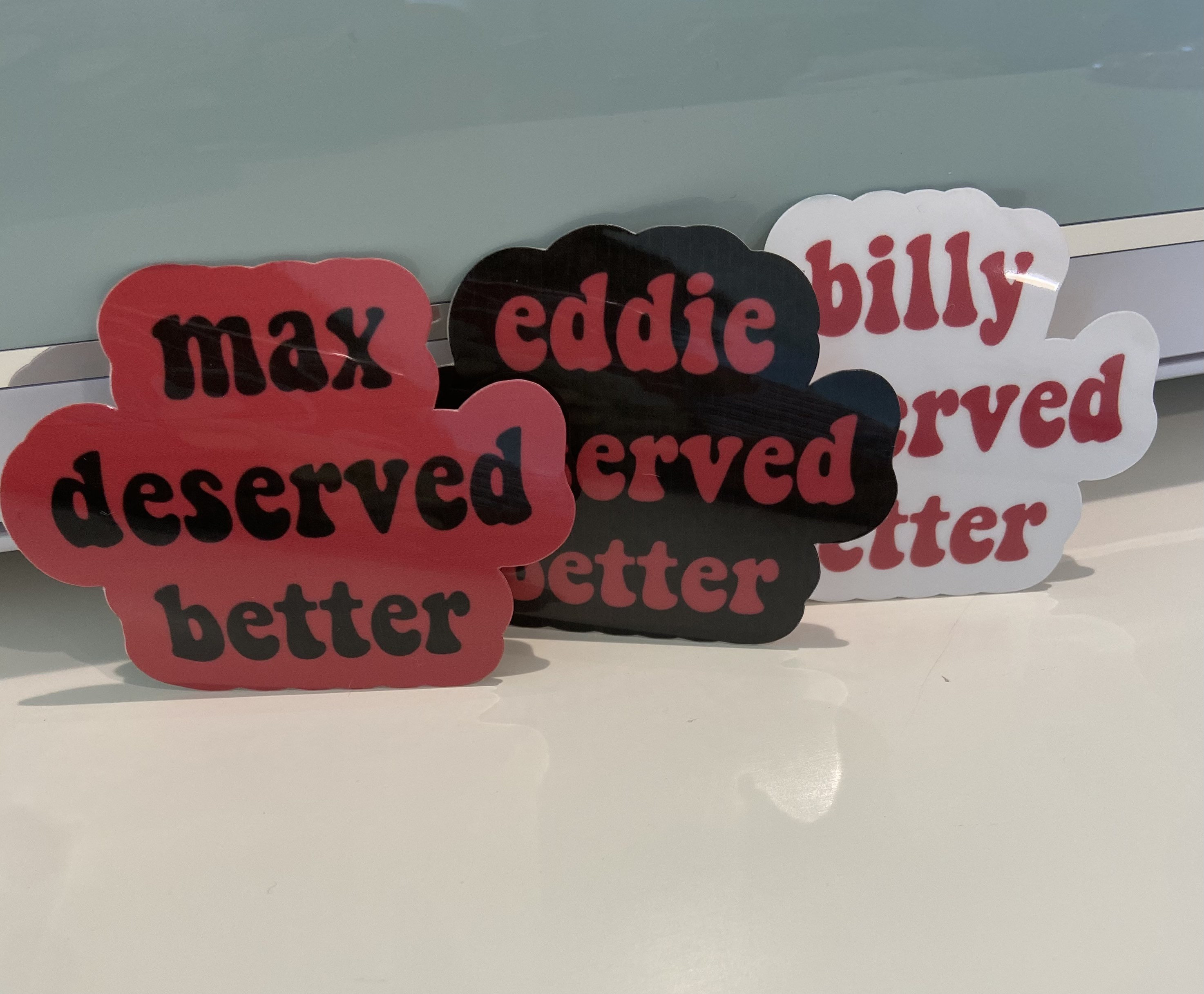 Stranger Things Stickers-eddie Munson/max Mayfield/billy Hargrove - Etsy