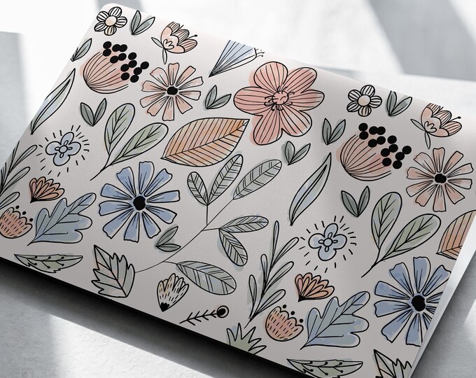 Watercolor Laptop Skin, Laptop Cover, Laptop Skins, Removable Laptop ...